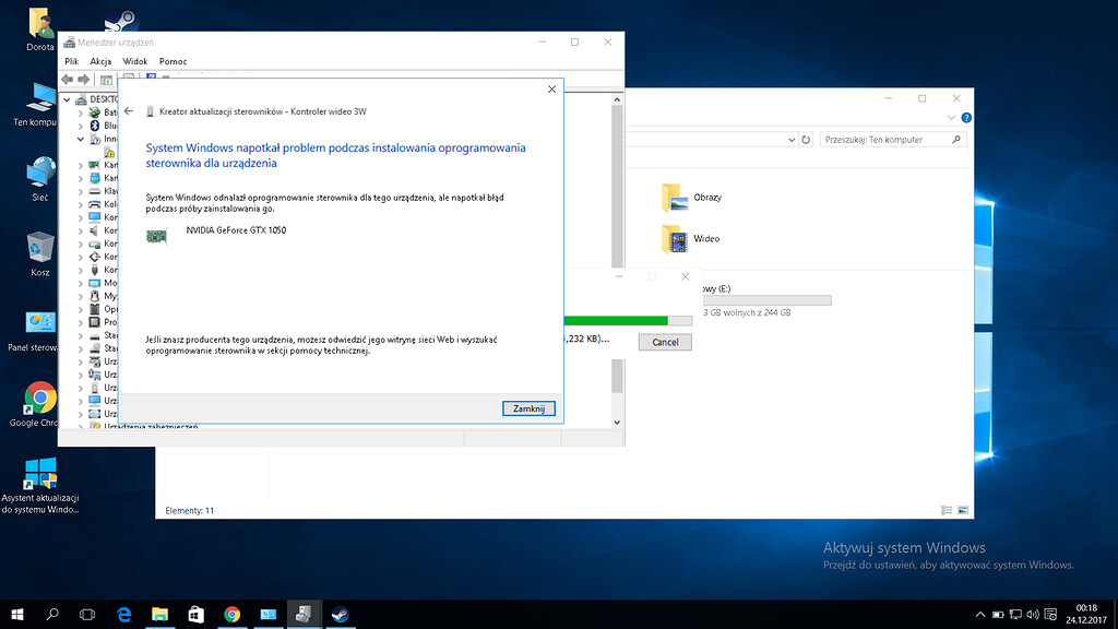 Instalowanie sterownika do karty graficznej po formacie - Windows 10 - dobreprogramy - forum