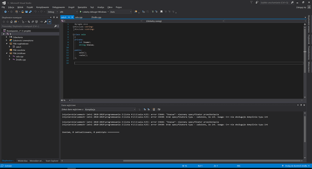 Visual Studio 2017 nie rozpoznaje zmiennej string - Programowanie ...