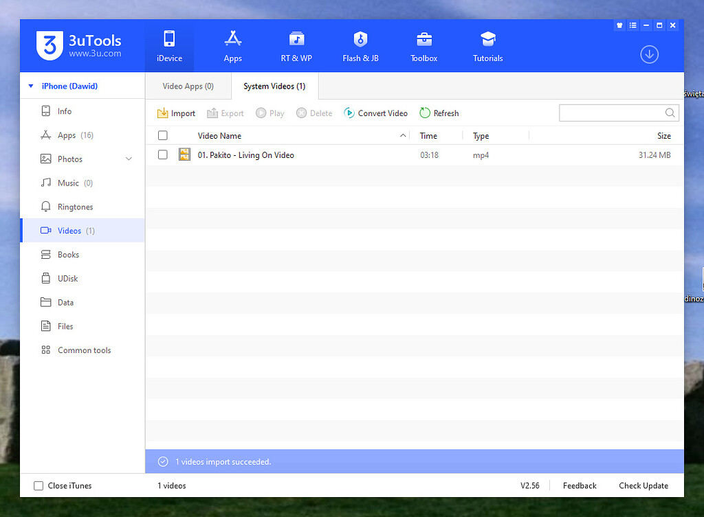 Program 3uTools dla Windows i import plików video - iOS - dobreprogramy ...