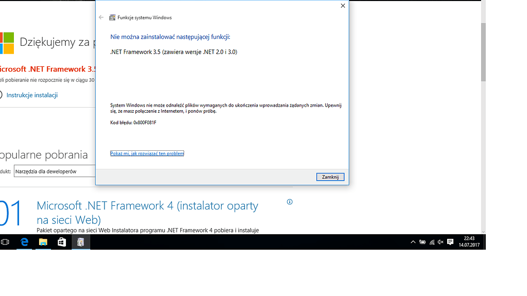 Jak zainstalować .NET Framework 3.5 w windows 10 pro? - Windows 10 - dobreprogramy - forum