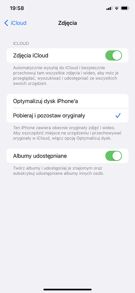 iOS zdjęcia w iCloud - iOS - dobreprogramy - forum