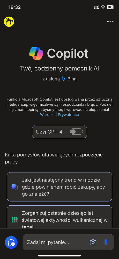 Microsoft Copilot w Edge'u działa w wersji GPT-4? No i gdzie "Centrum Akcji"? - Windows (ogólnie ...