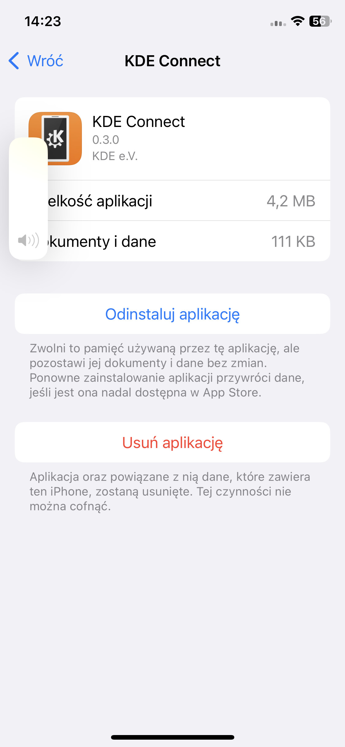 KDE Connect i dziwnie dużo zajętego miejsca - iOS - dobreprogramy - forum